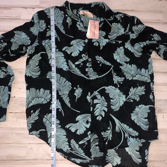 Philosophy | Tops | Philosophy Leaf Floral Button Down | Poshmark